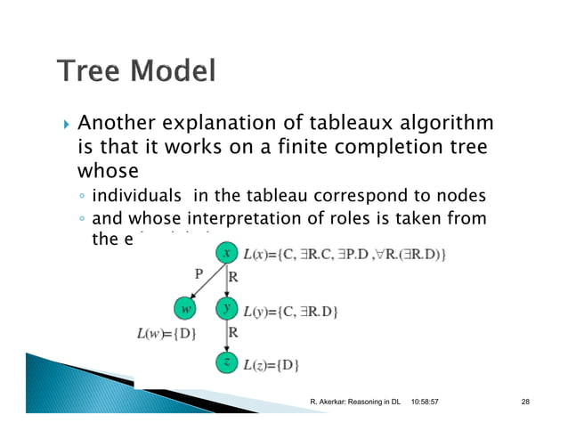 Reasoning in Description Logics | PDF