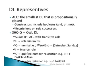 Reasoning in Description Logics | PDF