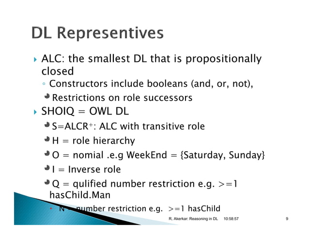 Reasoning in Description Logics | PDF