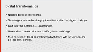 Digital Transformation - Three key factors | PDF