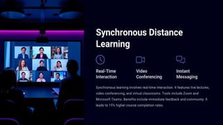 The Introduction of Distance Learning... | PPTX