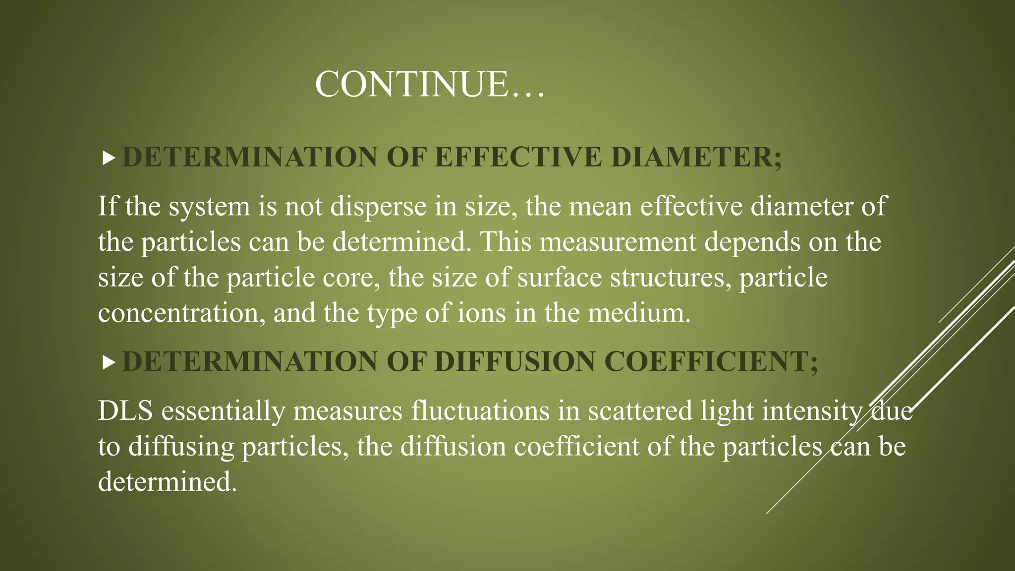 DLS dynamic light scattering | PPTX