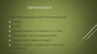 DLS dynamic light scattering | PPTX