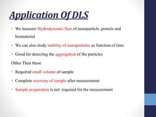 Dynamic Light Scattering | PPTX