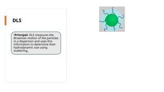 DLS instrumentaion with plasmid stock prepration | PPTX