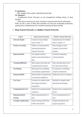 UNIT 2: Artificial Neural Networks (ANN) | PDF