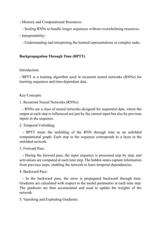 Unit 6: Introduction to Deep Learning & RNN | PDF