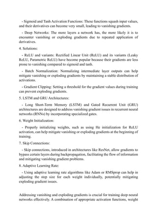 Unit 6: Introduction to Deep Learning & RNN | PDF