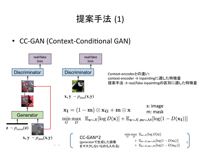 Dl輪読会 Semi Supervised Learning With Context Conditional Generative Adversarial Networks Ppt