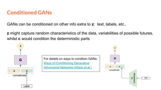 Generative Adversarial Networks (D2L5 Deep Learning for Speech and Language UPC 2017) | PPT
