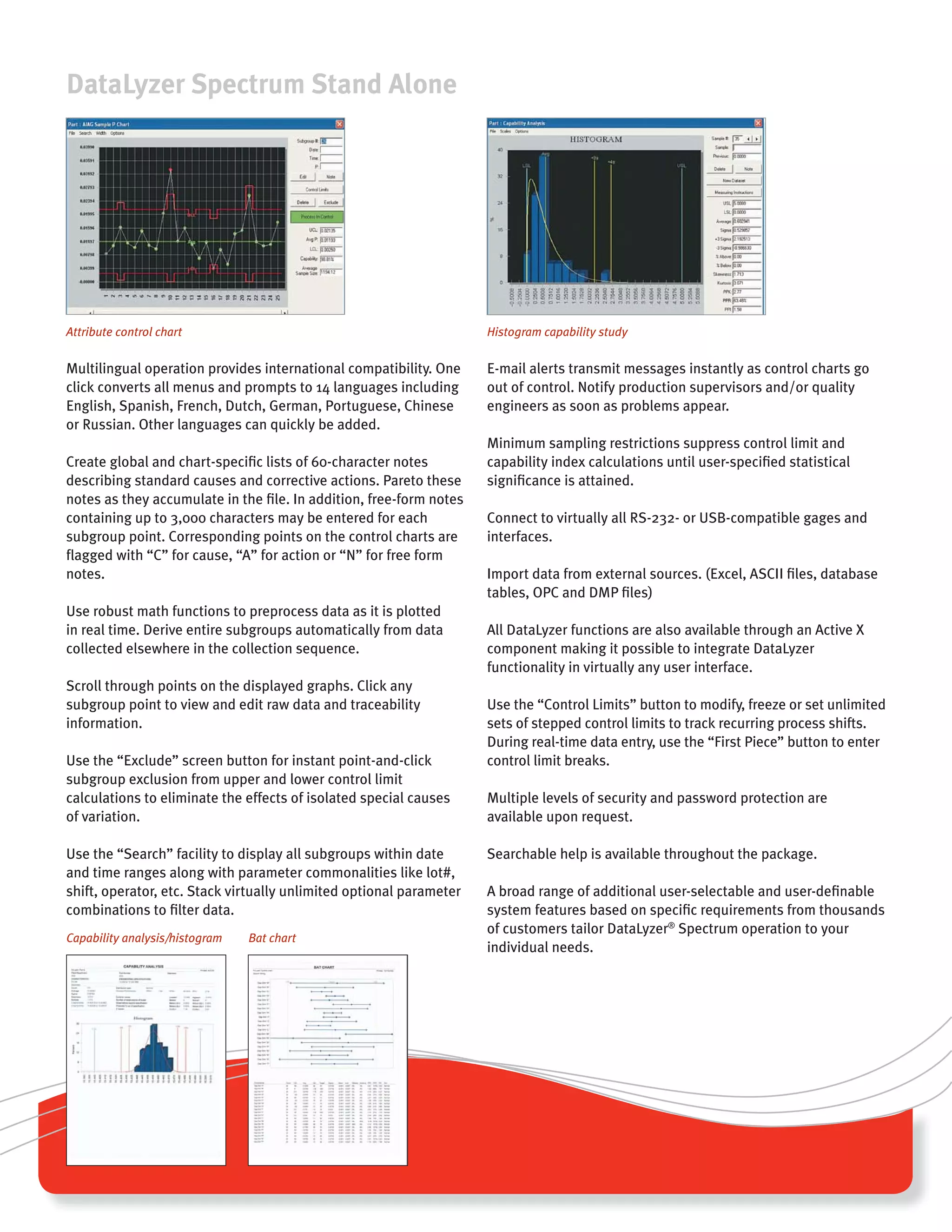 DataLyzer Spectrum Brochure | PDF