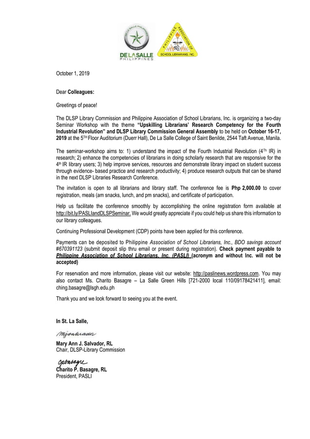 DLSP-PASLI SEMINAR WORKSHOP | PDF | Free Download