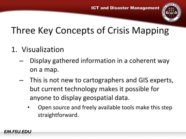 ICT and Disaster Management | PPT