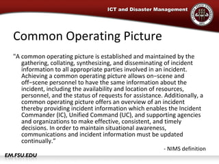 ICT and Disaster Management | PPT