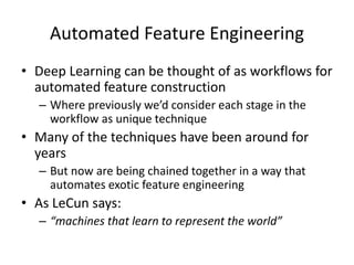 Building Deep Learning Workflows with DL4J | PPT