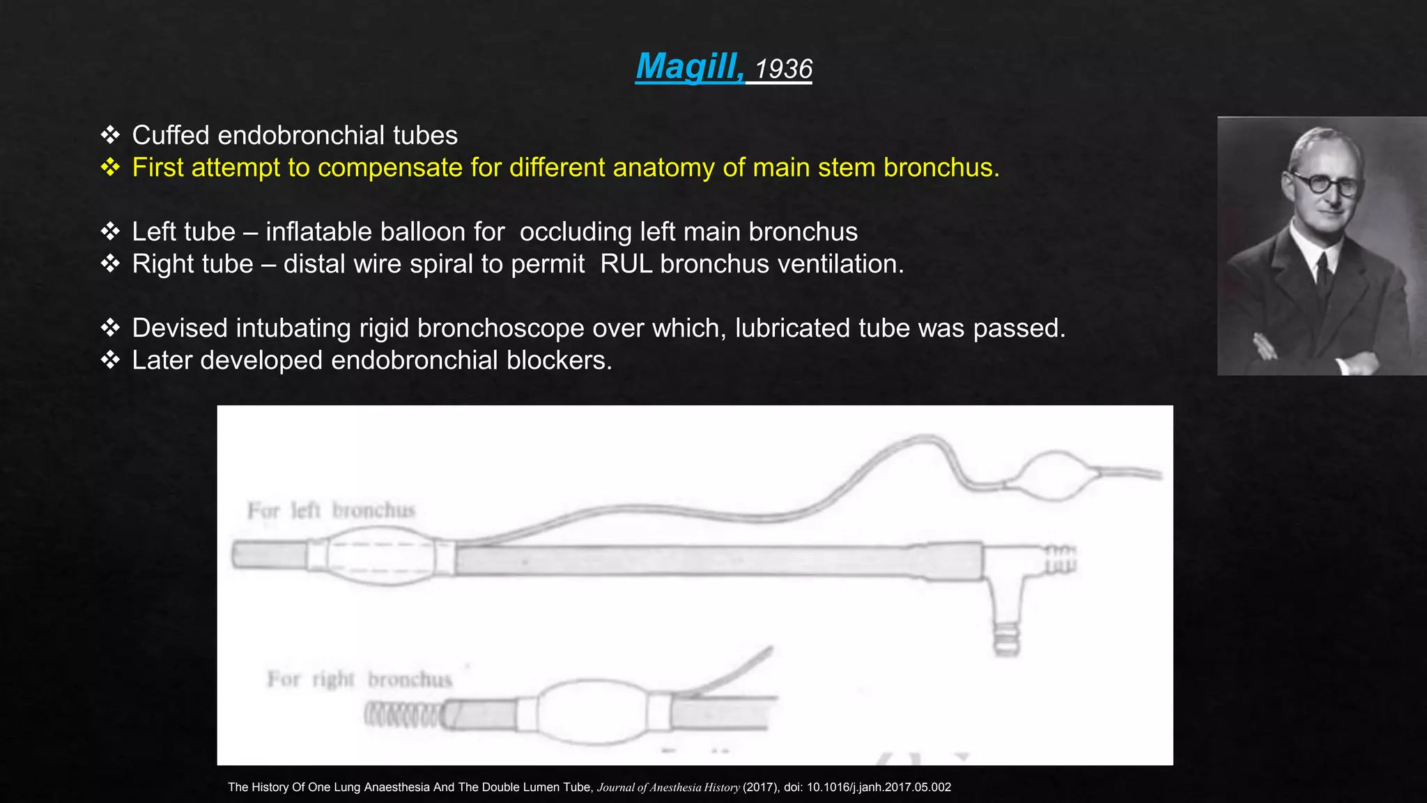 Double Lumen Tubes | PPTX