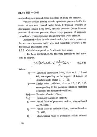 Dlt 5195-specification-for-design-of-hydraulic-tunnels quy pham tk ham ...