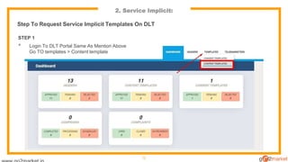 Content Template Guideline on DLT | PPTX | Business Banking & Finance ...