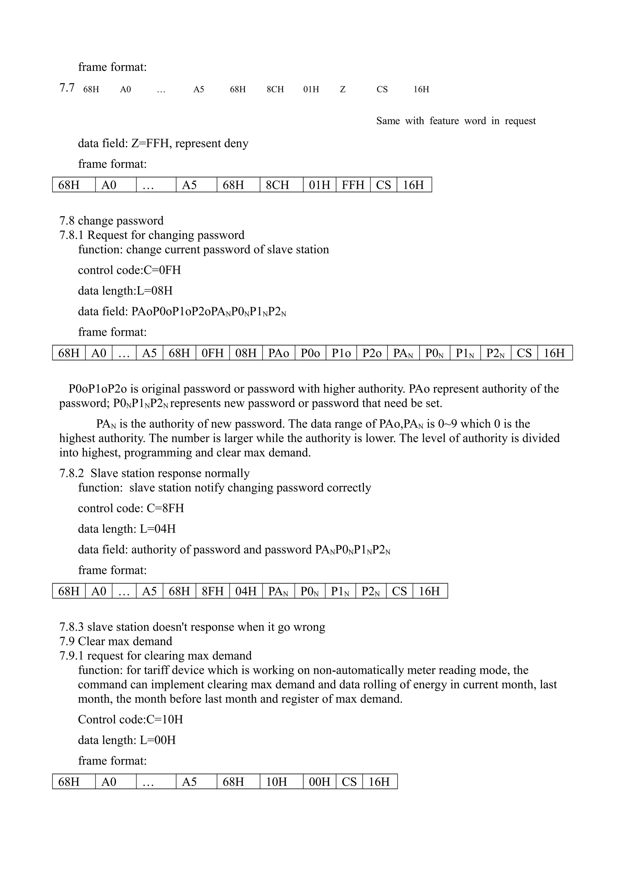 DLT645 protocol english version | DOC