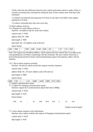 DLT645 protocol english version | DOC
