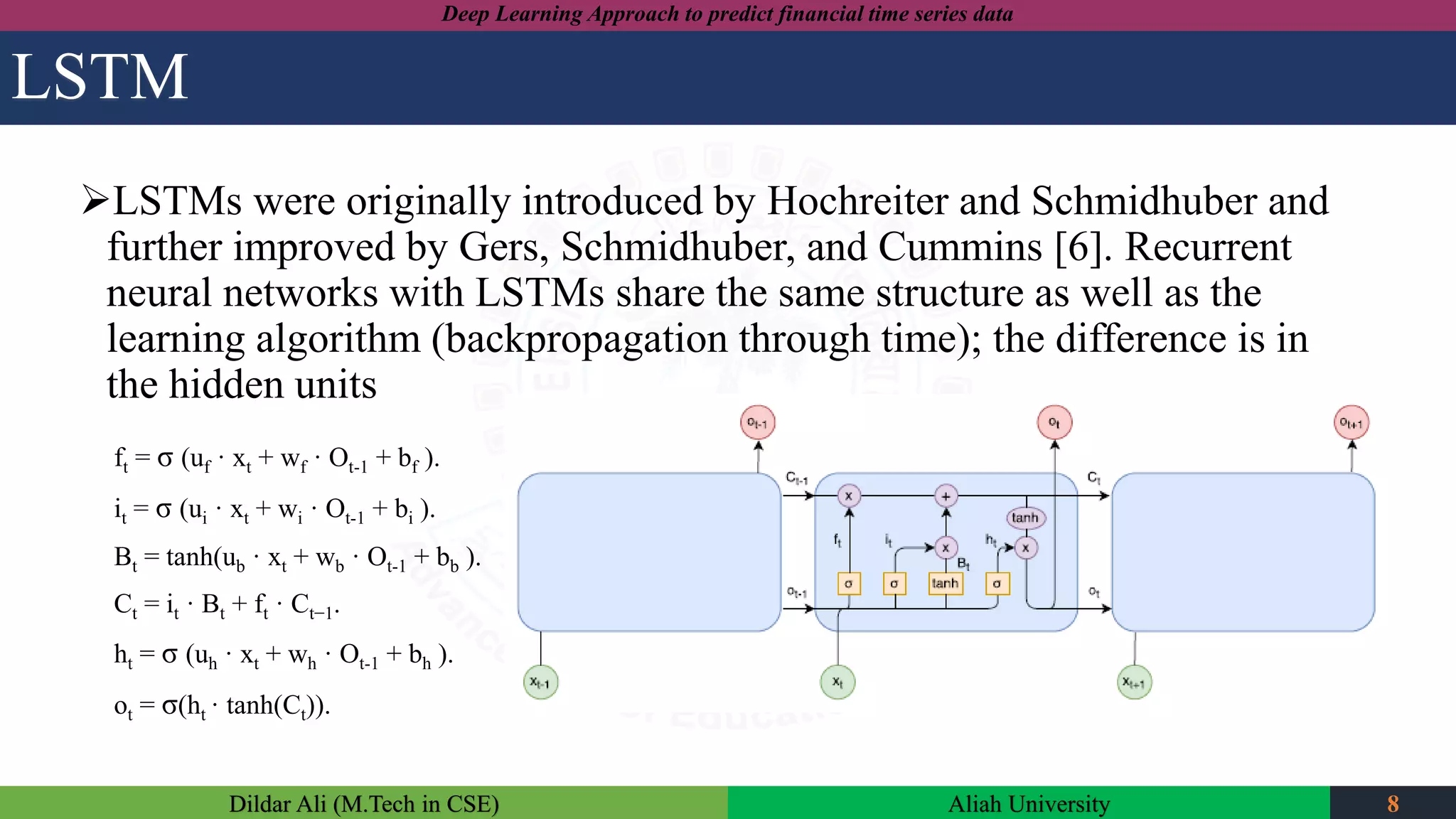 Deep Learning Approach to Predict Financial Time Series Data | PDF | Business Accounting ...