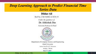 Deep Learning Approach to Predict Financial Time Series Data | PDF ...