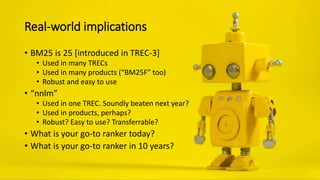 Overview of the TREC 2019 Deep Learning Track | PPTX | Search | Internet