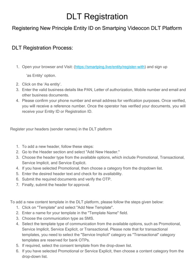 DLT Registration.pdf | Technology & Computing