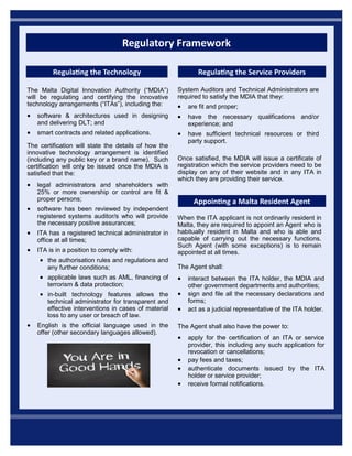 DLT & Smart Contracts - Malta Regulations | PDF