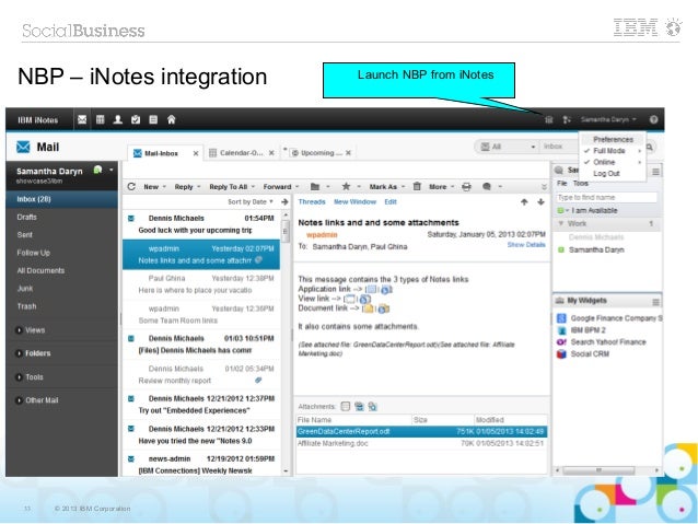 What's New in IBM iNotes 9.0 Social Edition & IBM Notes Browser Plugin