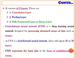 DL UNIT-III CONVENTIONAL NEURAL NETWORK | PDF