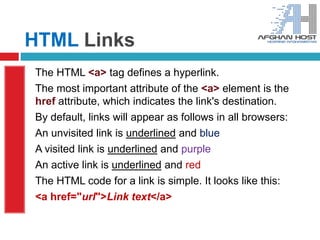 HTML_Day_Two(W3Schools) | PPTX