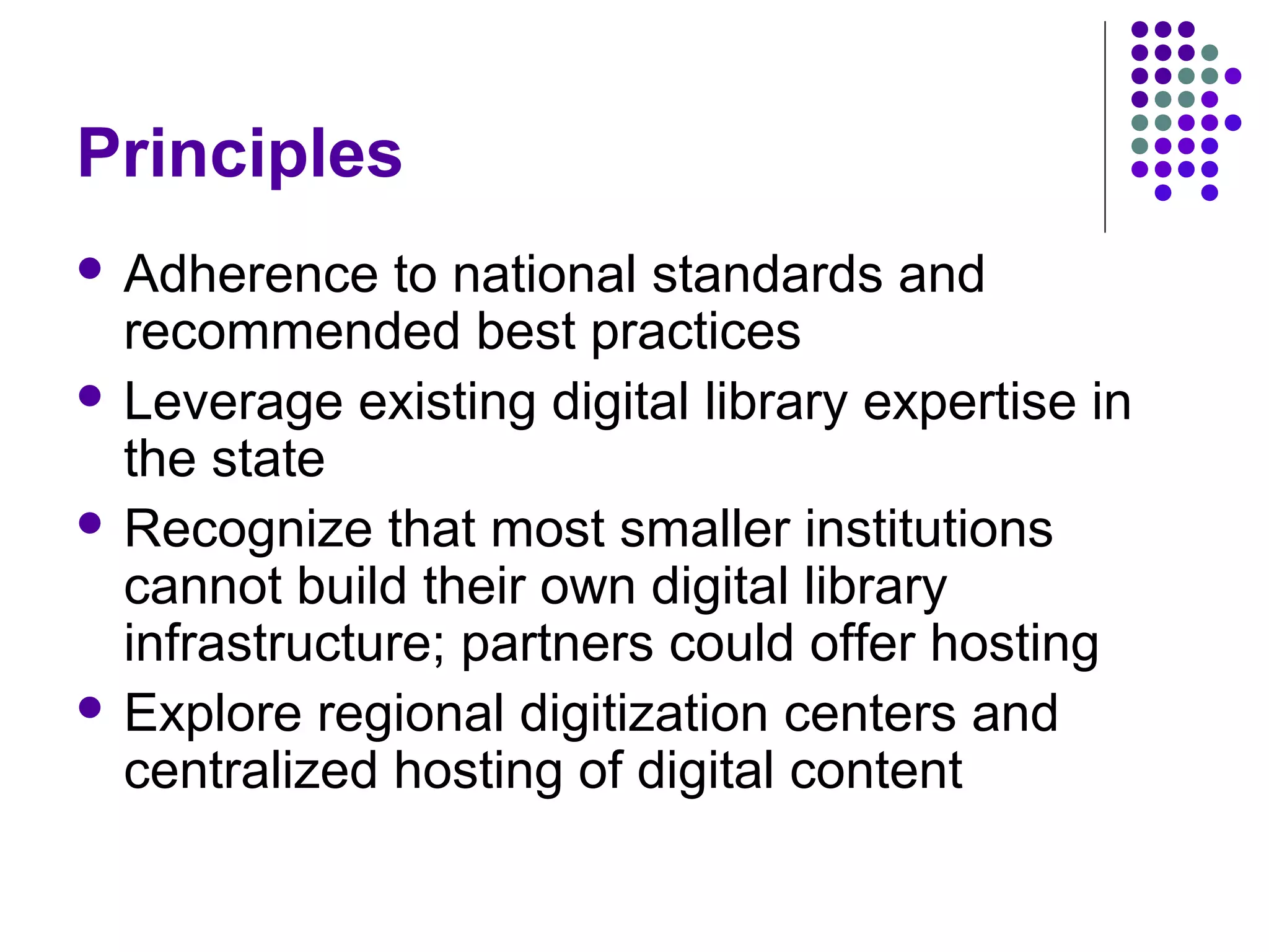 Planning and Implementing a Digital Library Project | PPT
