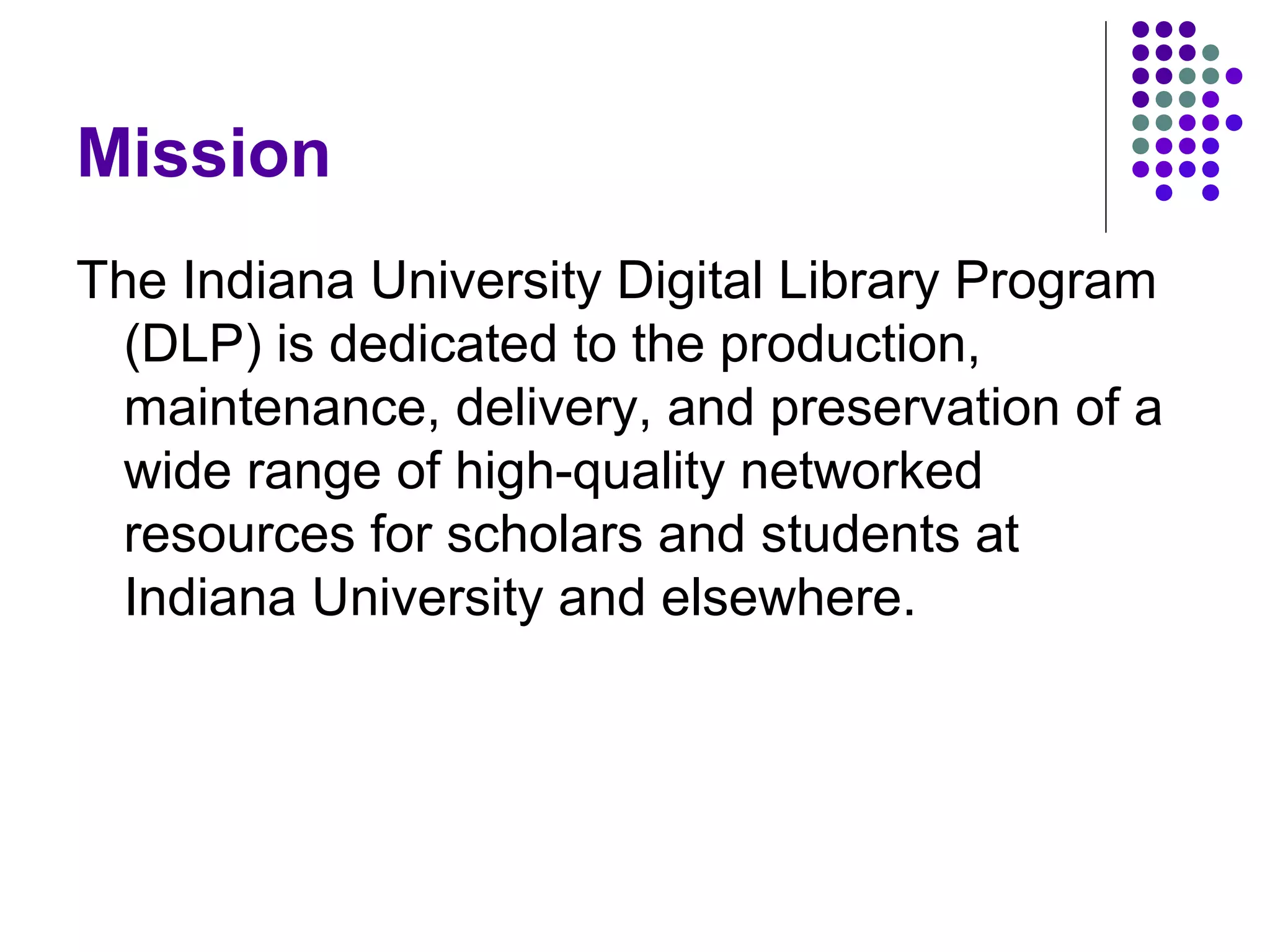 Planning and Implementing a Digital Library Project | PPT