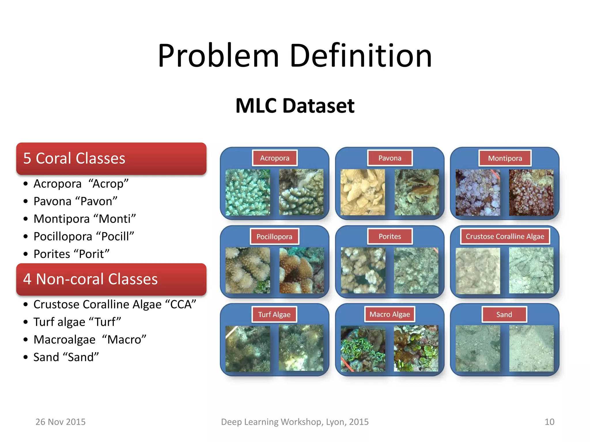 Underwater Sparse Image Classification Using Deep Convolutional Neural