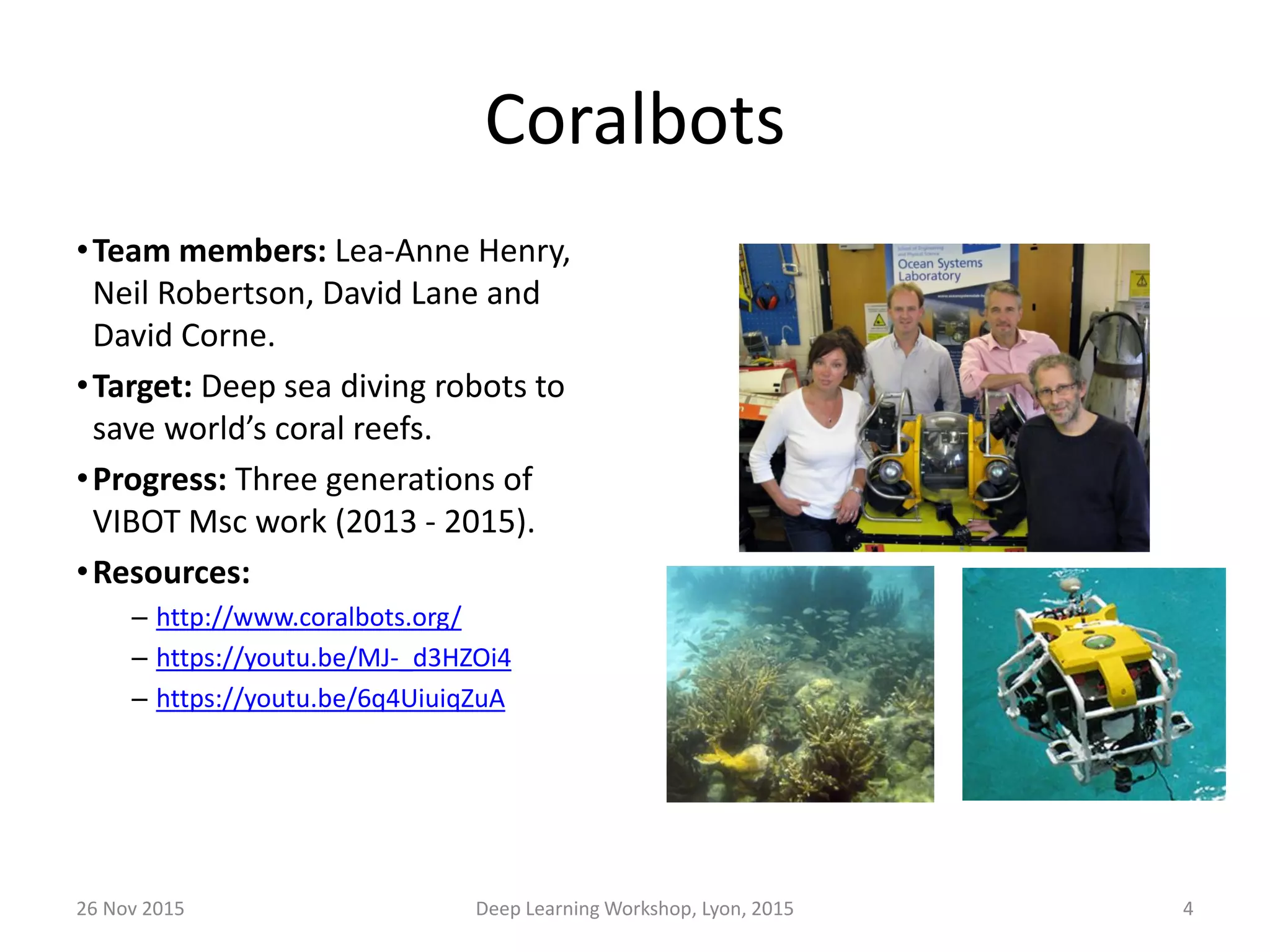 Underwater Sparse Image Classification Using Deep Convolutional Neural
