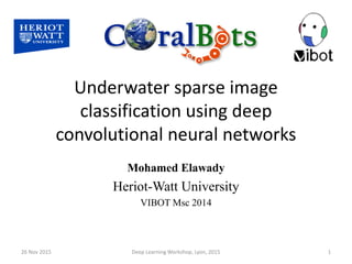 Underwater sparse image classification using deep convolutional neural networks | PDF