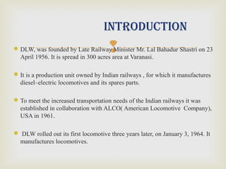 Dlw varanasi training ppt | PPT