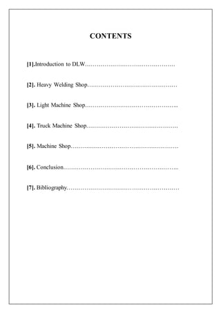 DLW training report | PDF