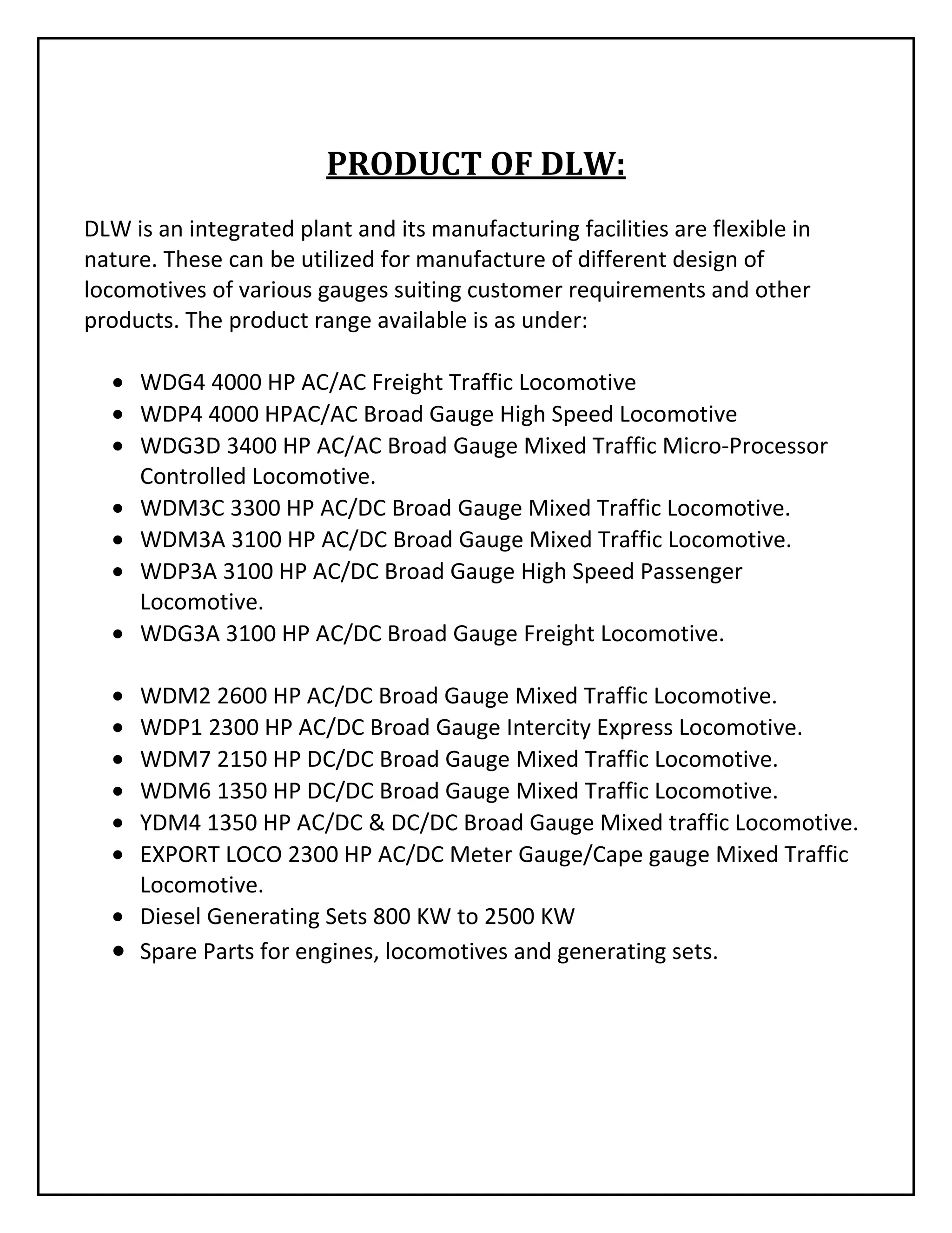 DLW vocational training report | PDF