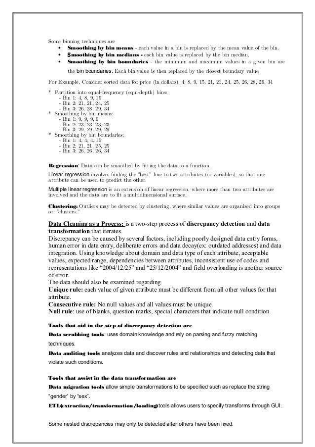 Data Mining Data Preprocessing
