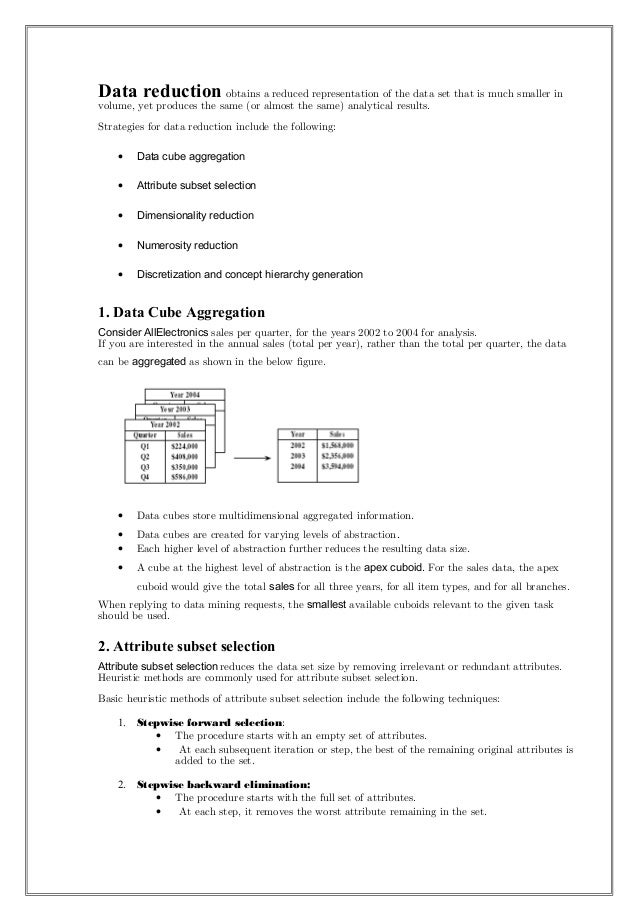 Data Mining Data Preprocessing