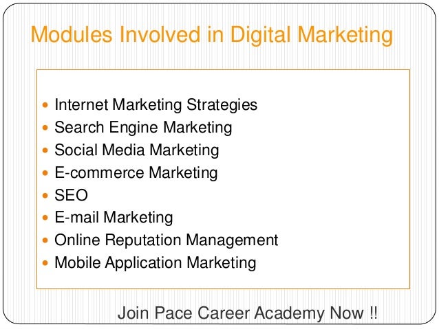 Digital Marketing Module.