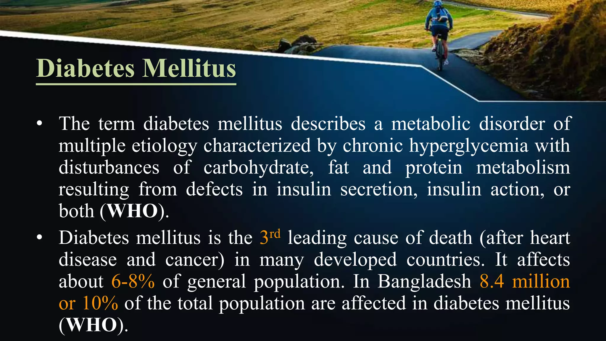 ...DIAGNOSIS OF DIABETES MELLITUS... | PPTX | Endocrine and Metabolic ...