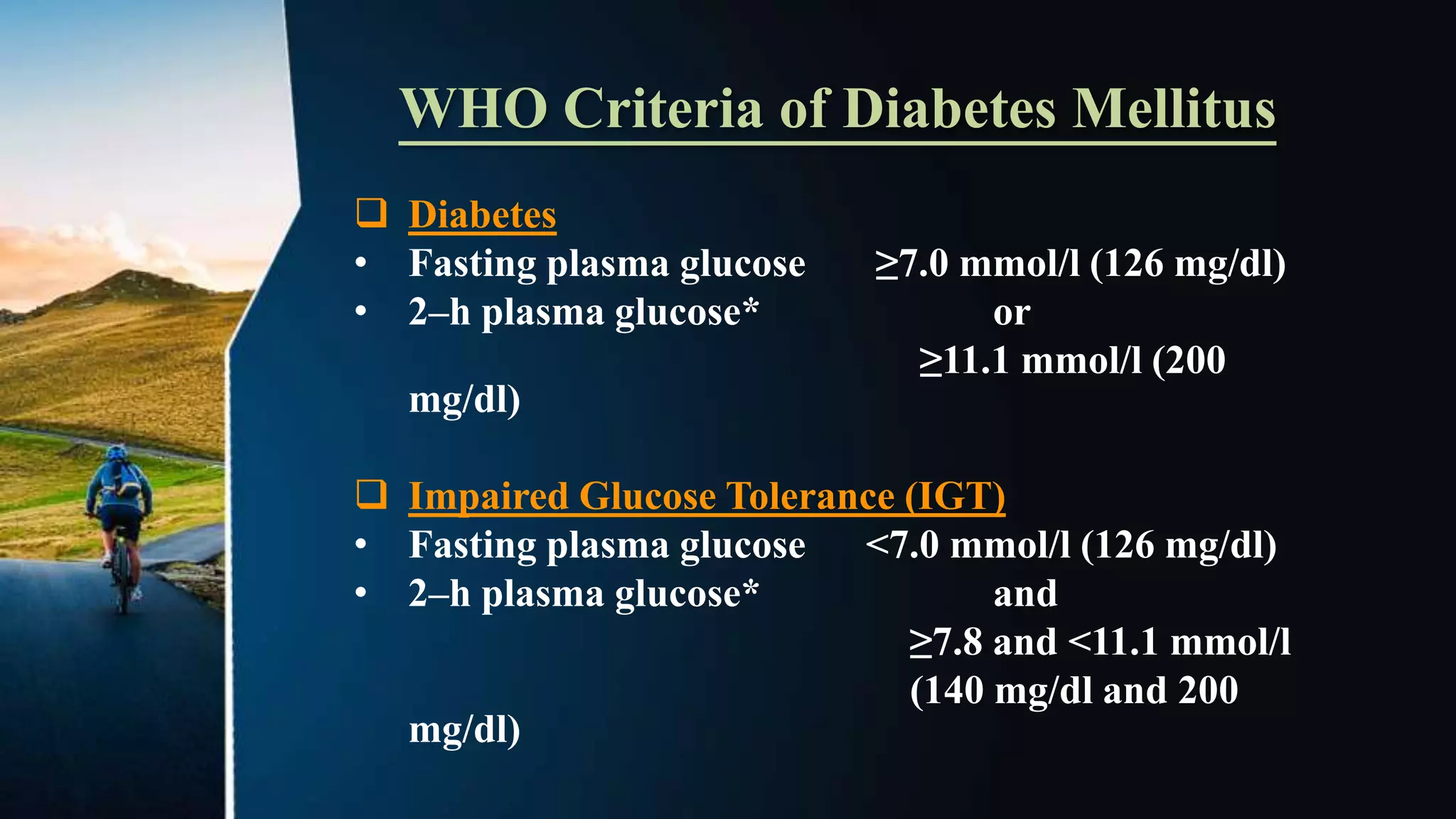 ...DIAGNOSIS OF DIABETES MELLITUS... | PPTX | Endocrine and Metabolic ...