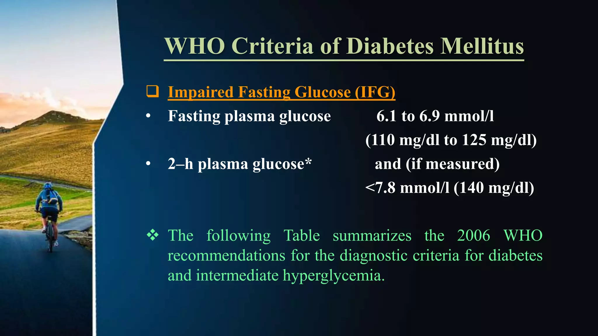 ...DIAGNOSIS OF DIABETES MELLITUS... | PPTX | Endocrine and Metabolic ...