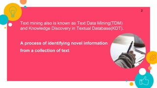 Text Mining | PPT