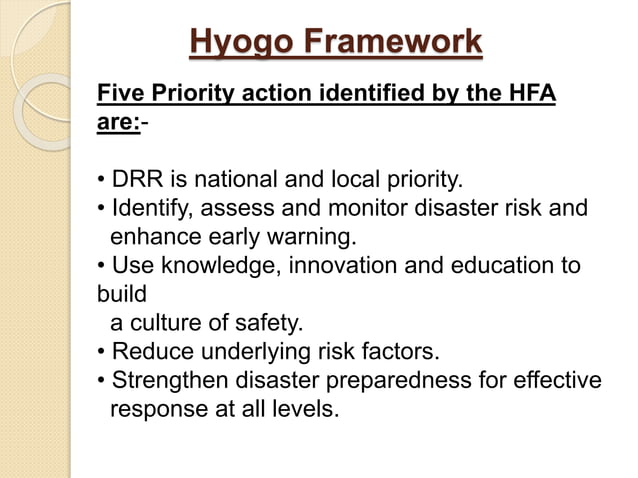 Disaster Management Cycle and Framework | PPTX