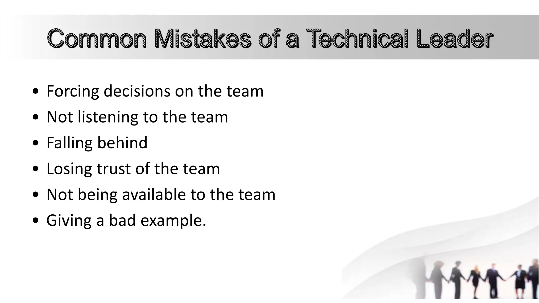 Technical Leadership | PPTX