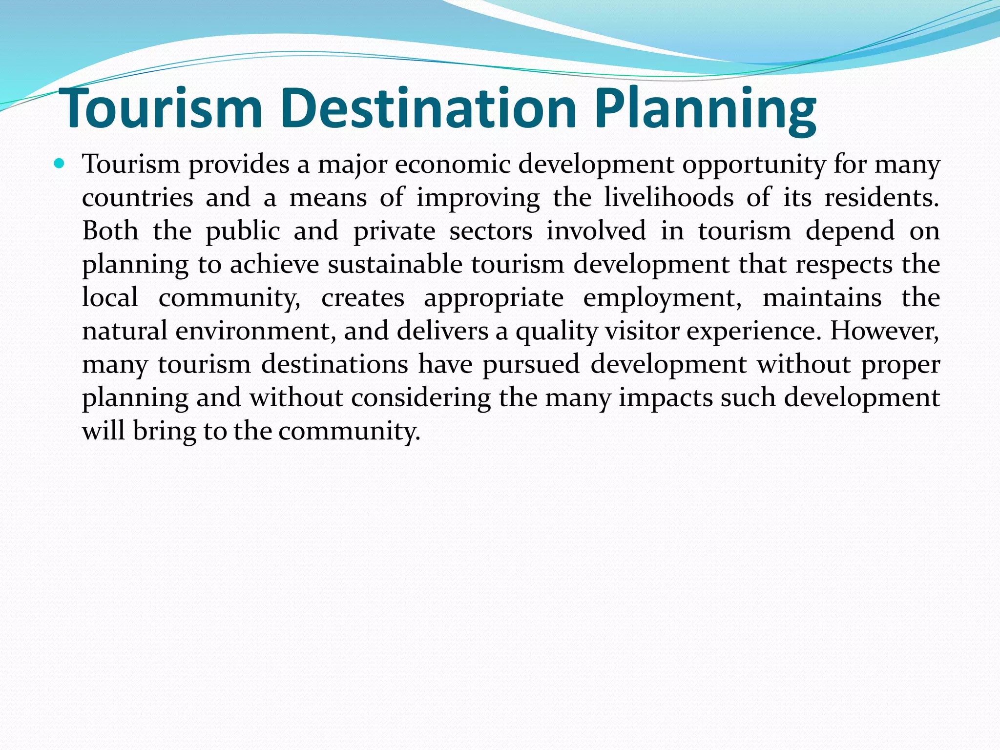 Destination Management Tourism | PPTX